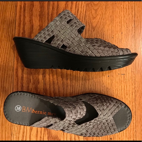 bernie mev. | Shoes | Nwt Bernie Mev Wedge Gray | Poshmark